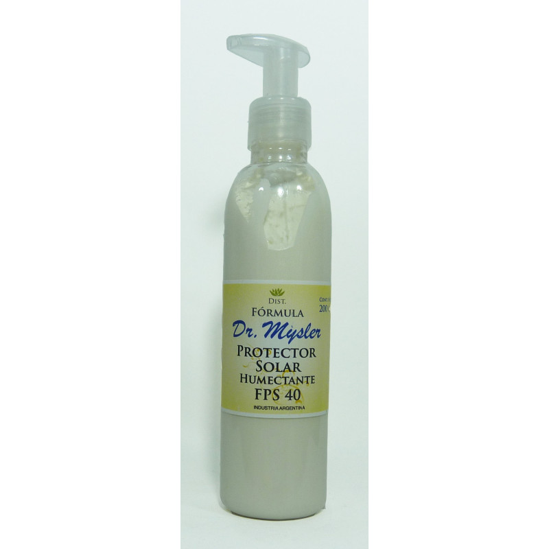 Fórmula Dr Mysler - Emulsión protector Solar FPS40 x 200 g