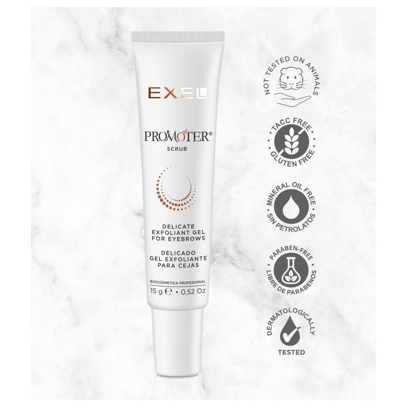 BioCosmética Exel Gel Exfoliante para Cejas Promoter x 15 gr.